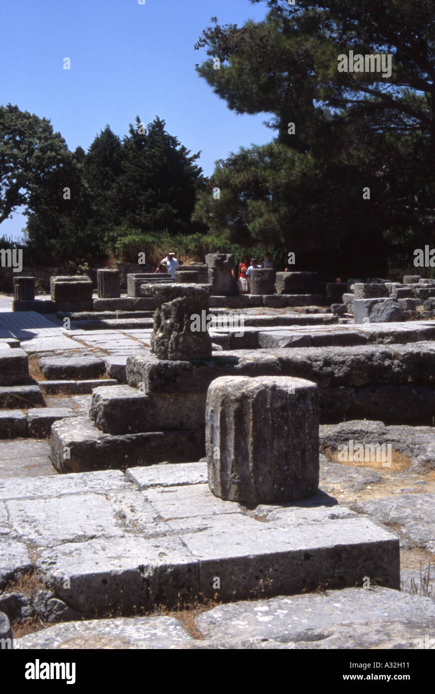 FILERIMOS RHODES GREEK DODECANESE ISLAND EUROPE Stock Photo - Alamy
