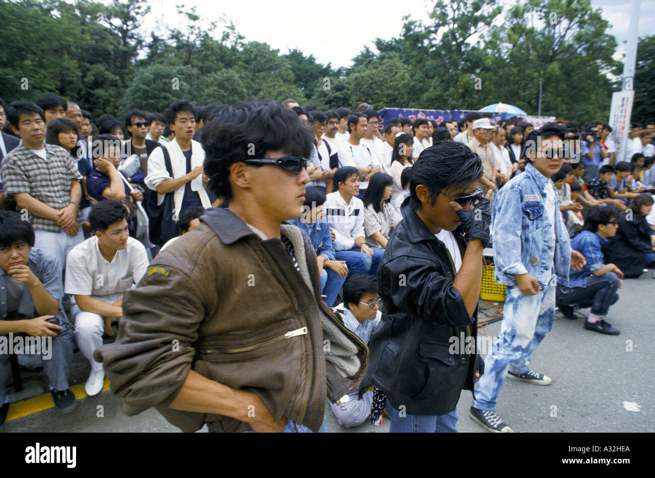 japanese rockers hara juku park tokyo Stock Photo - Alamy