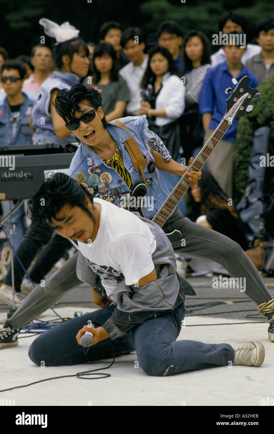 japanese rockers hara juku park tokyo Stock Photo - Alamy