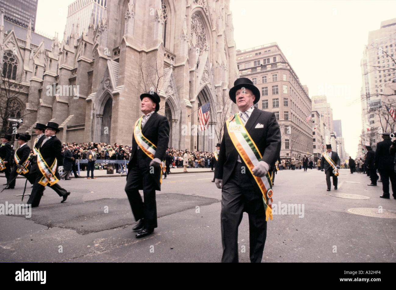 st patricks day parade new york 1981 1981 Stock Photo - Alamy