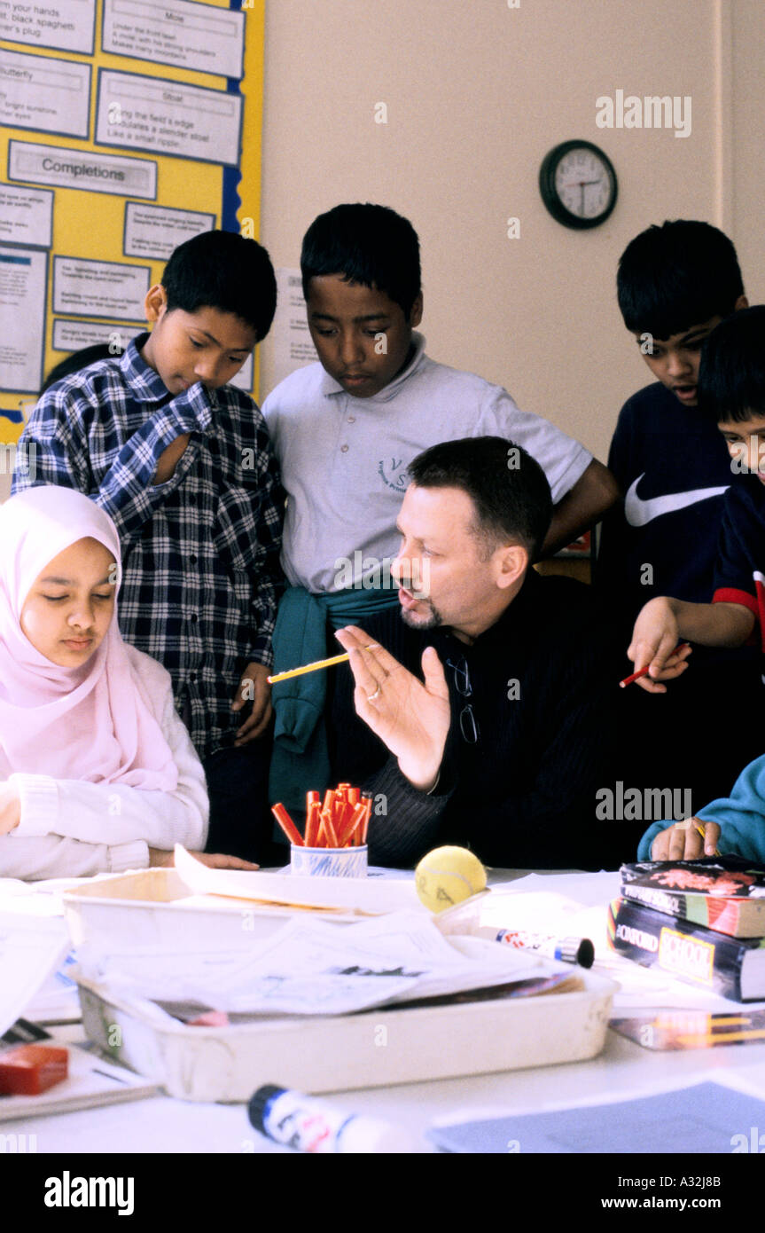 shoreditch primary school 2001 Stock Photo - Alamy