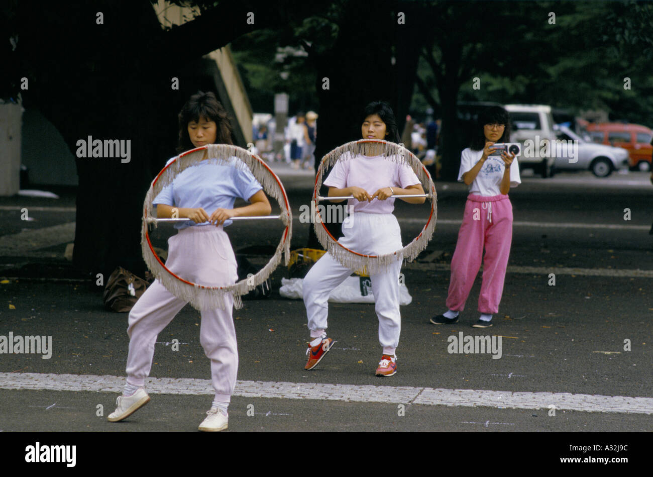 dancers in harajuku park tokyo japan Stock Photo - Alamy