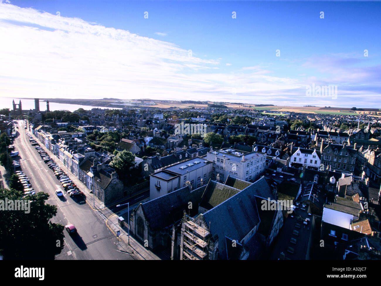 Elevated view st andrews scotland hi-res stock photography and images ...