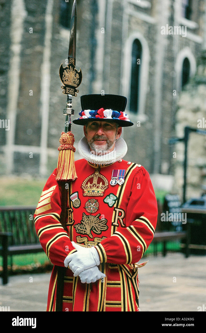 Beef Eater, Tower of London, London, United Kingdom Stock Photo - Alamy