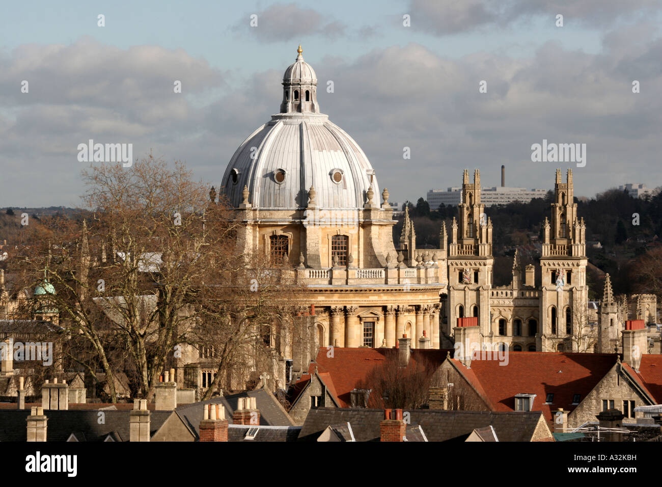 The view of the Radcliffe Camera from Carfax Tower in Oxford Stock ...