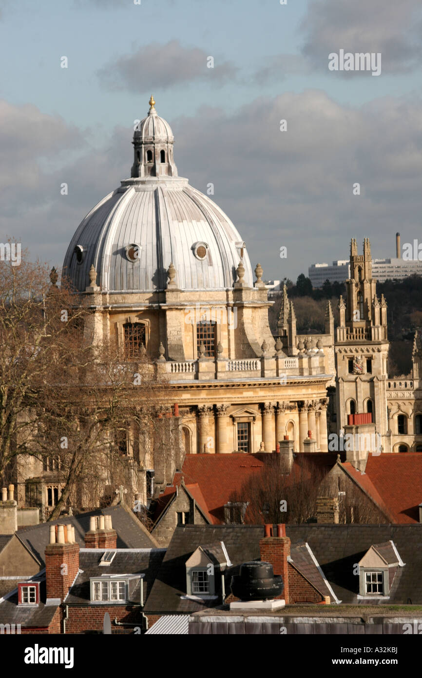 The view of the Radcliffe Camera from Carfax Tower in Oxford Stock ...