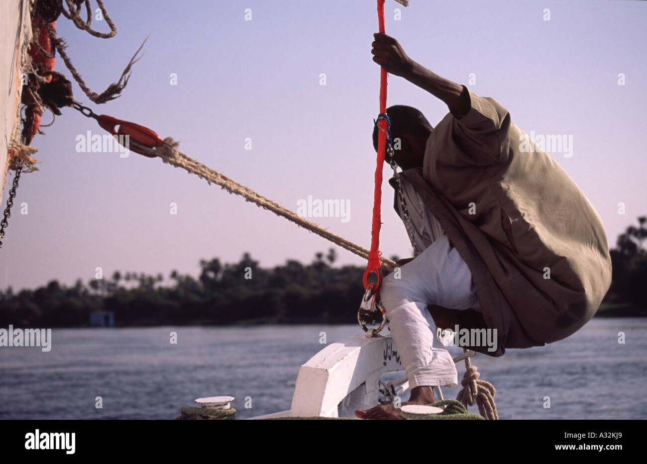 Egypt felucca family hi-res stock photography and images - Alamy