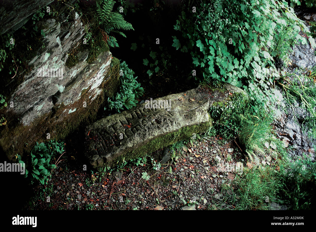 King Arthur's Stone, Slaughter Bridge, Tintagel, Cornwall, United ...