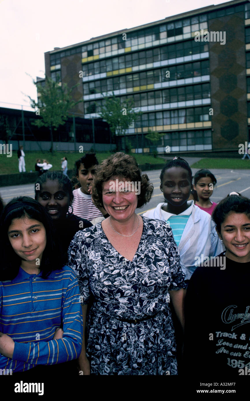 School headmaster with pupils hi-res stock photography and images - Alamy