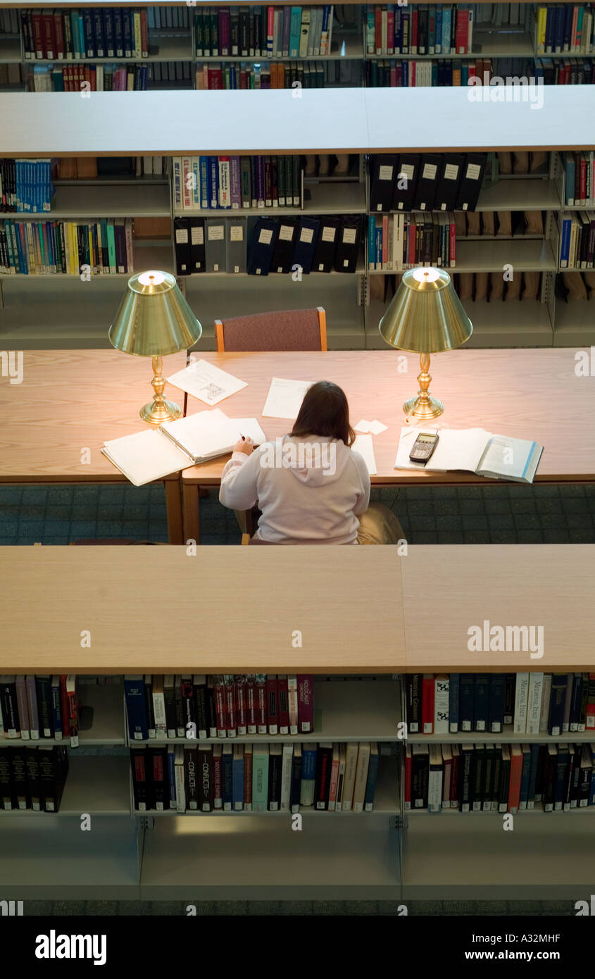 College University students learning education studying library campus ...