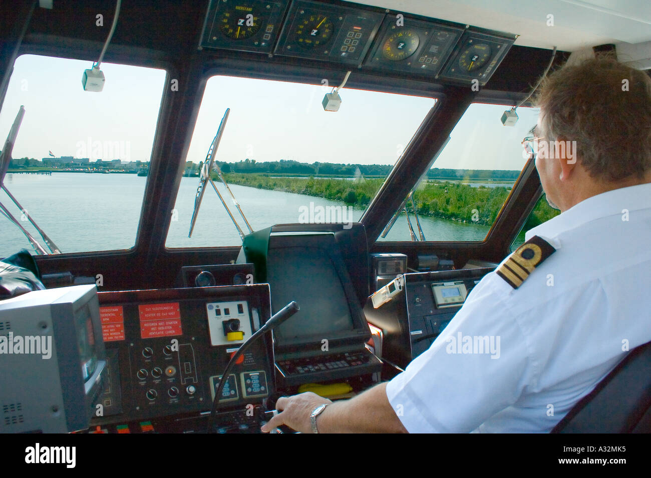 Captain ferry boat almere hi-res stock photography and images - Alamy