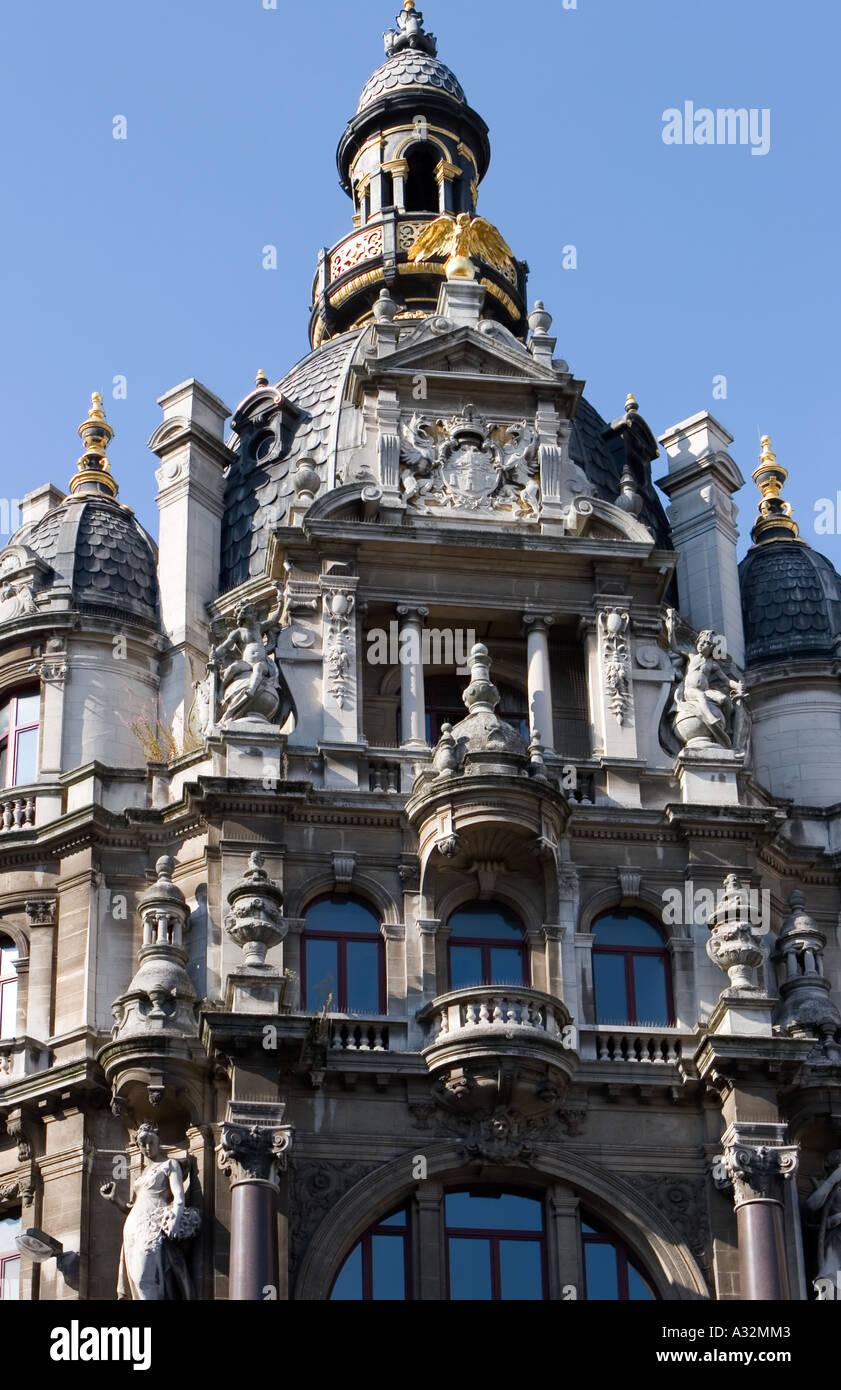 Historic architectures in Antwerp Belgium Stock Photo - Alamy