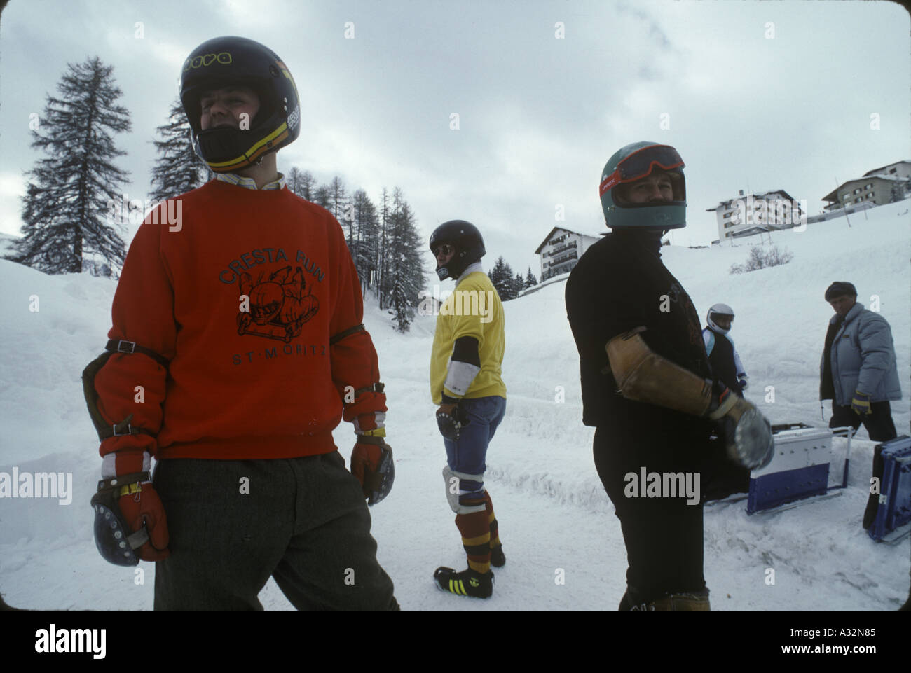 cresta run st moritz Stock Photo - Alamy