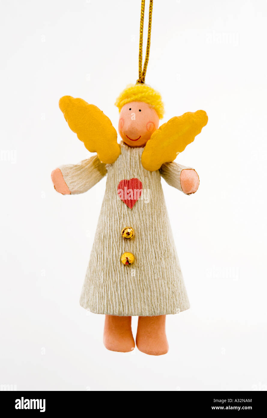 Angel tree decoration Stock Photo - Alamy