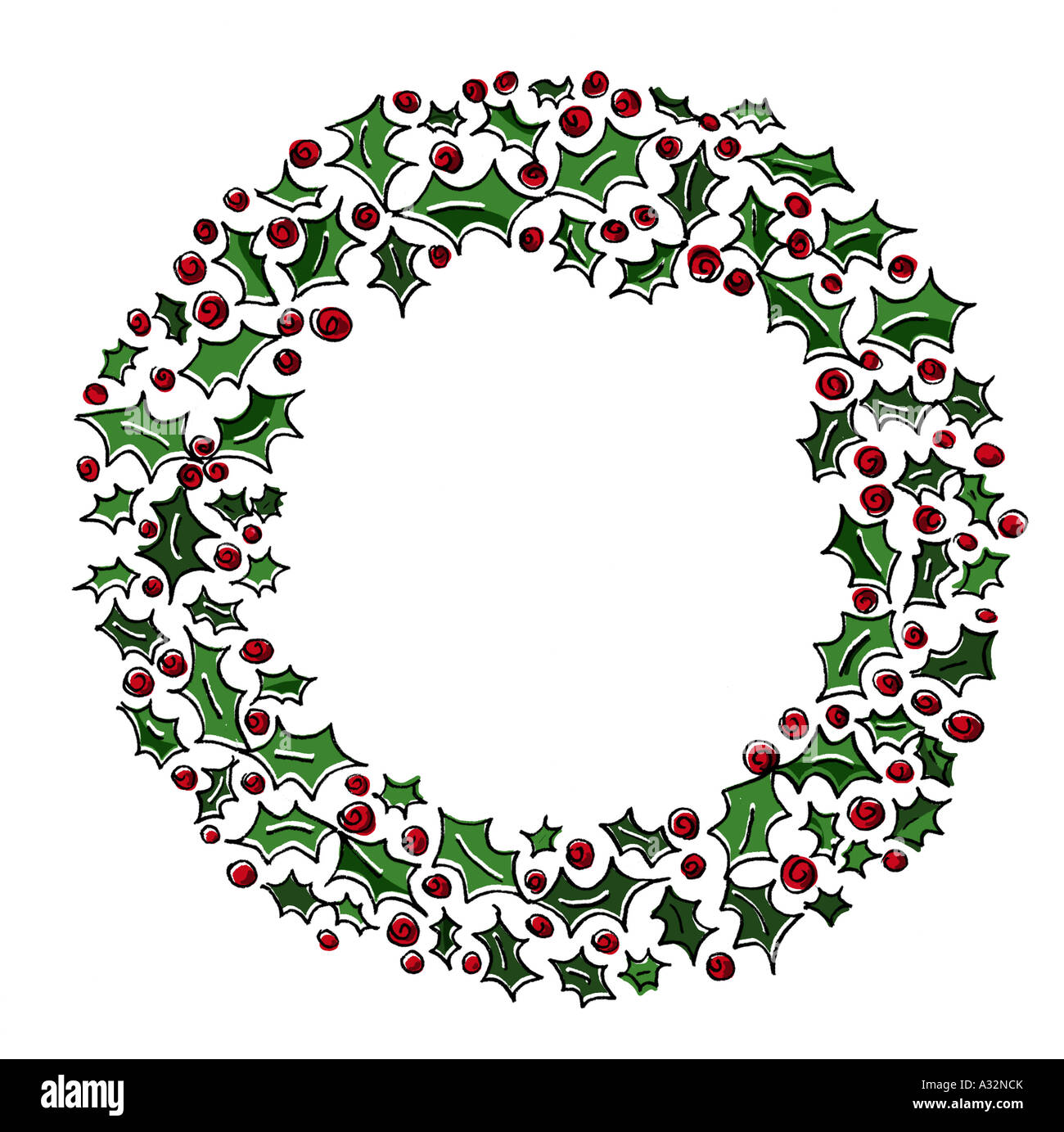 Drawing holly hi-res stock photography and images - Alamy