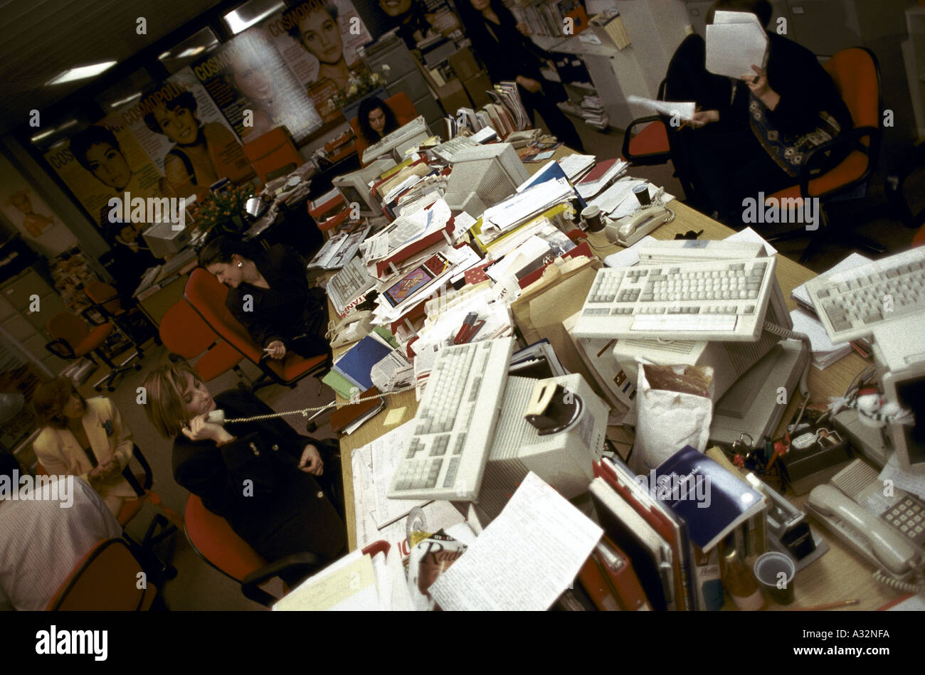 cosmopolitan magazine in the west end offices of cosmopolitan magazine ...