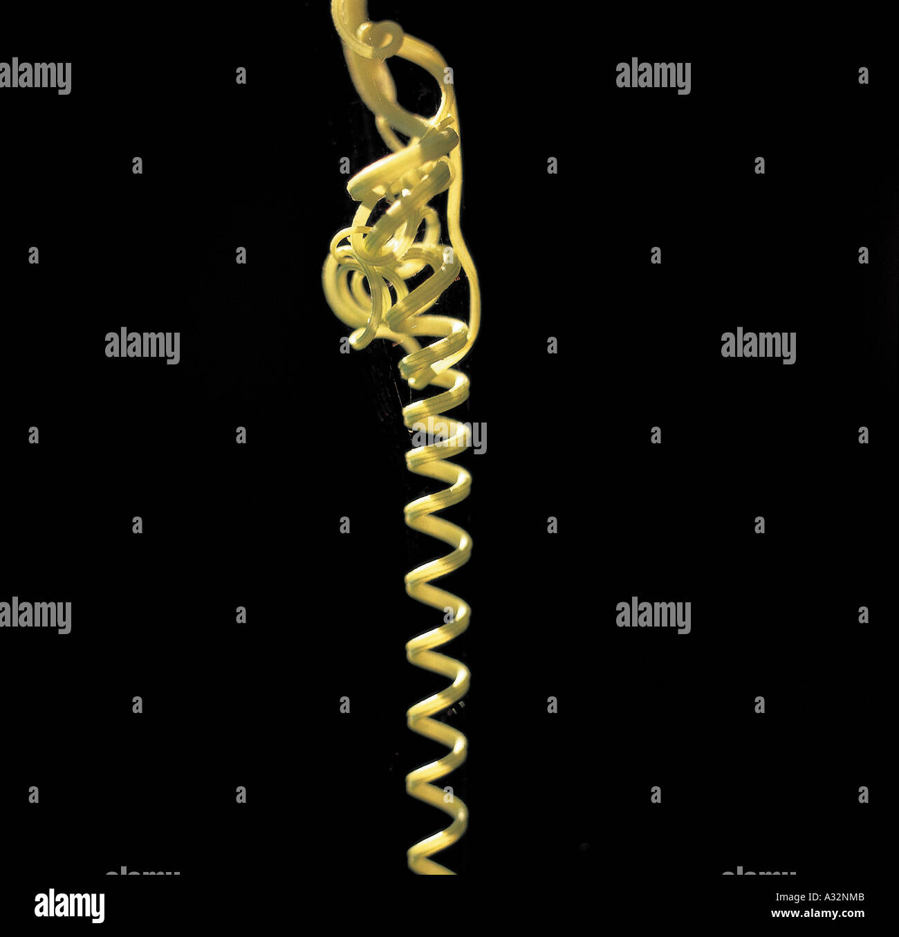 A closed view on the tangled spring Stock Photo - Alamy