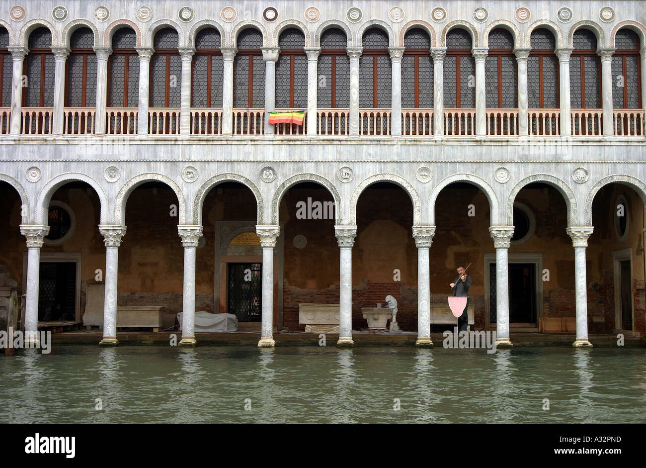 Musician on balcony hi-res stock photography and images - Alamy