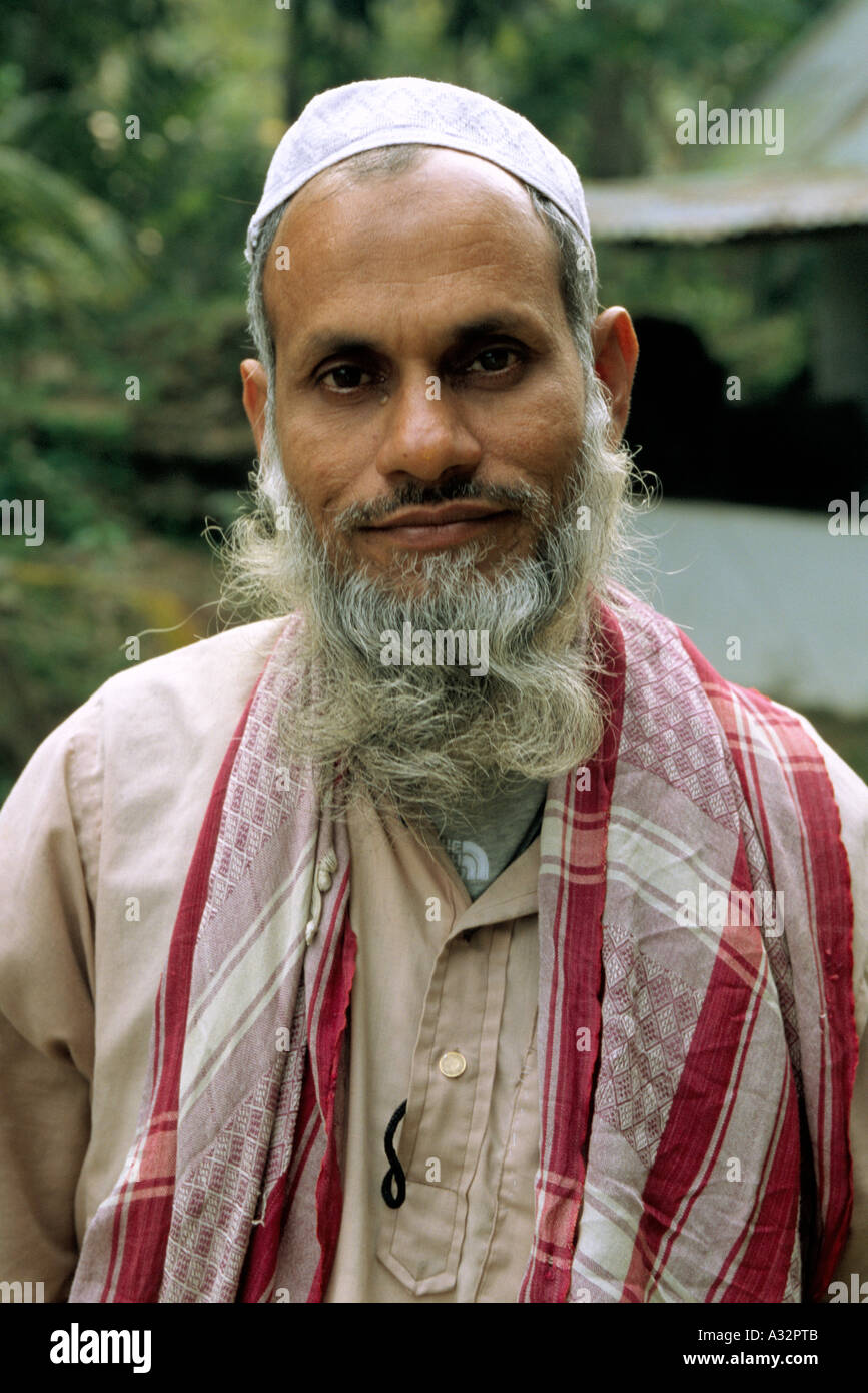 Portrait of a Bengali gentleman at the temples of Bagerhat Bangladesh ...