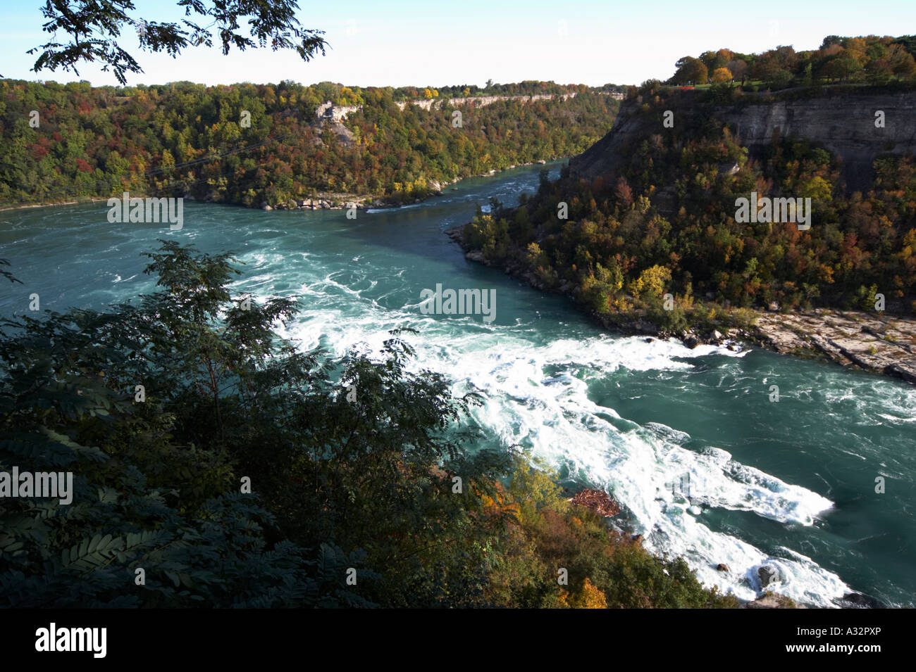 Whirl pool at niagara river near by the Niagara Falls Stock Photo - Alamy