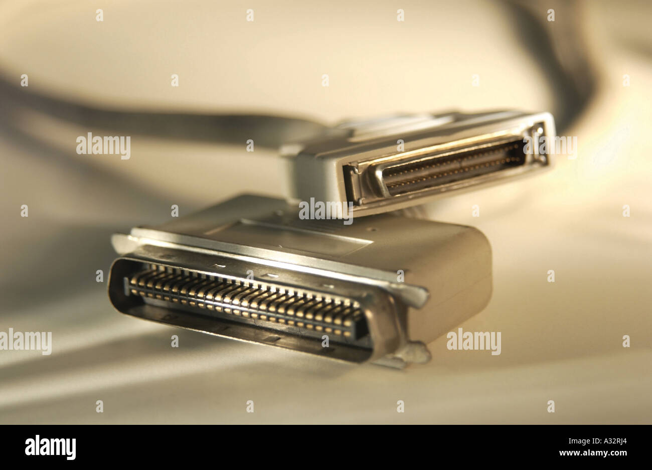 Cables for computer Stock Photo - Alamy