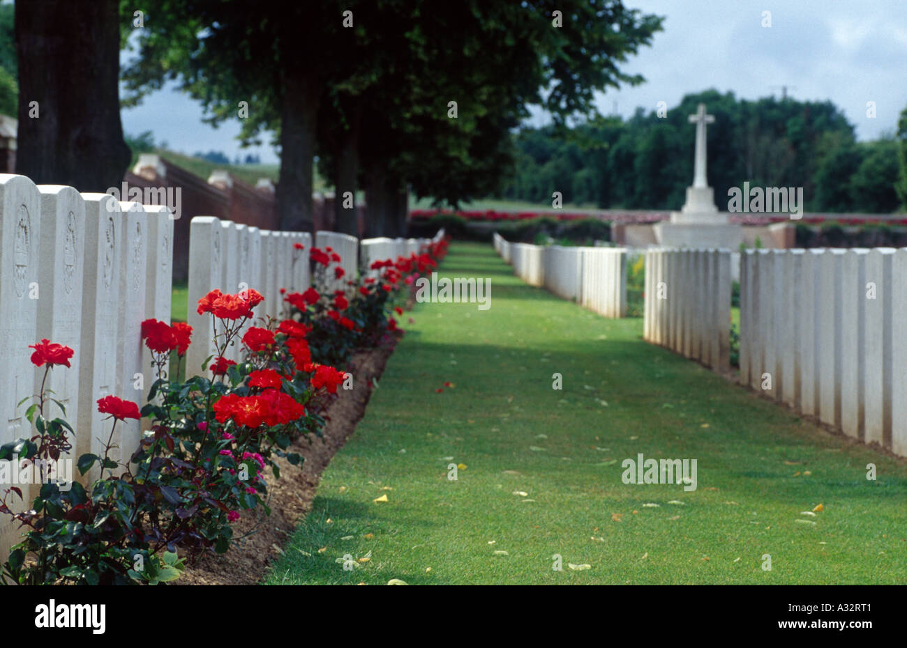 Ancre British WW1 Cemetery The Somme Picardy France Stock Photo - Alamy