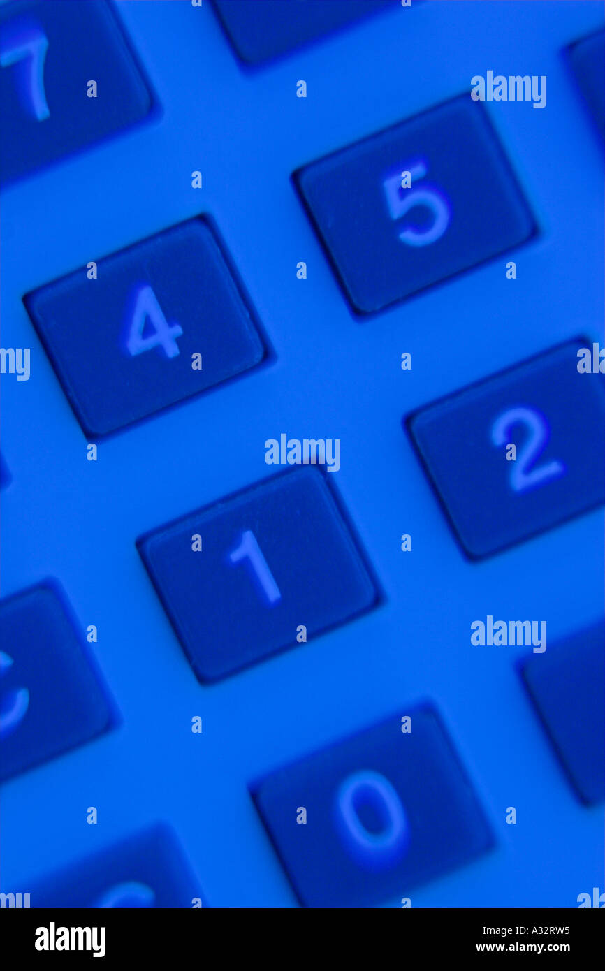 Concept image close up of a calculator keypad Stock Photo - Alamy