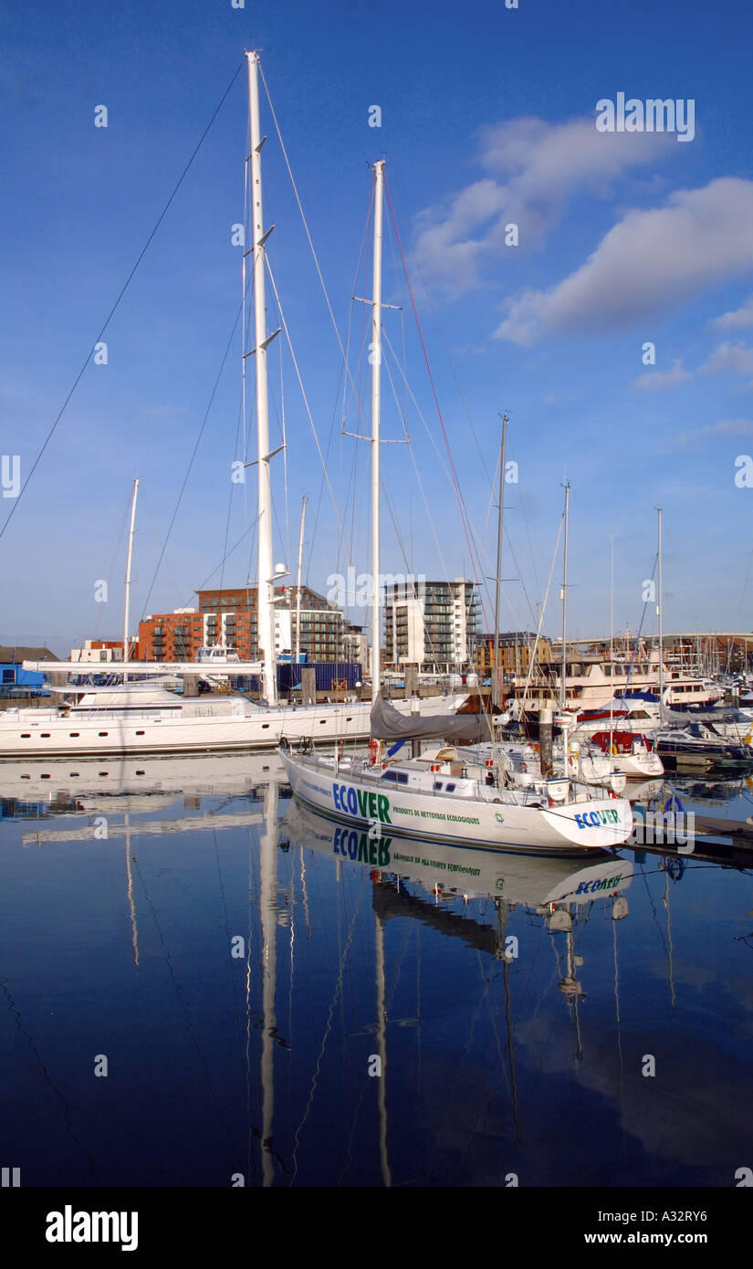 Ocean Village Marina Southampton Hampshire England, UK, GB Stock Photo ...