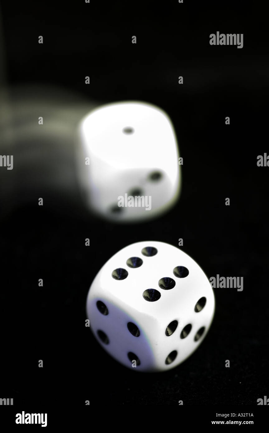 Dice being thrown hi-res stock photography and images - Alamy