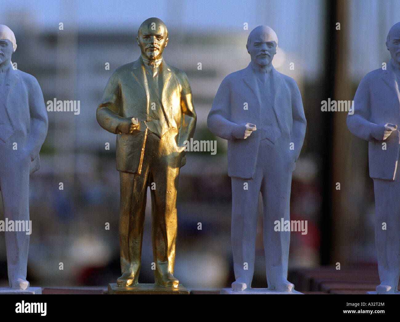 Figures of Lenin sold at the Hanse Sail 2004, Rostock, Germany Stock ...