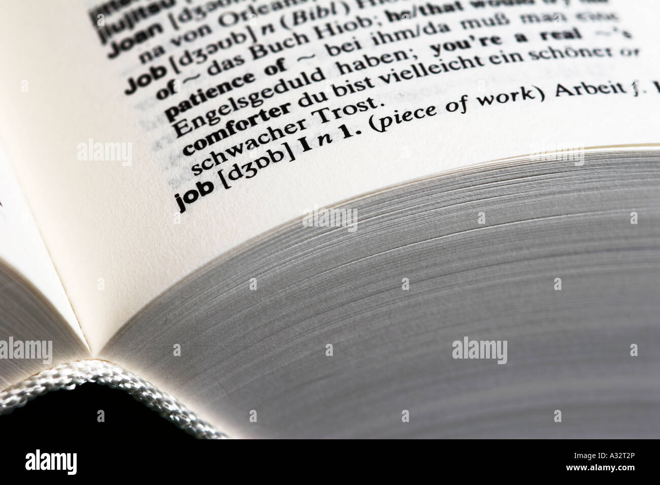 English dictionary index hi-res stock photography and images - Alamy