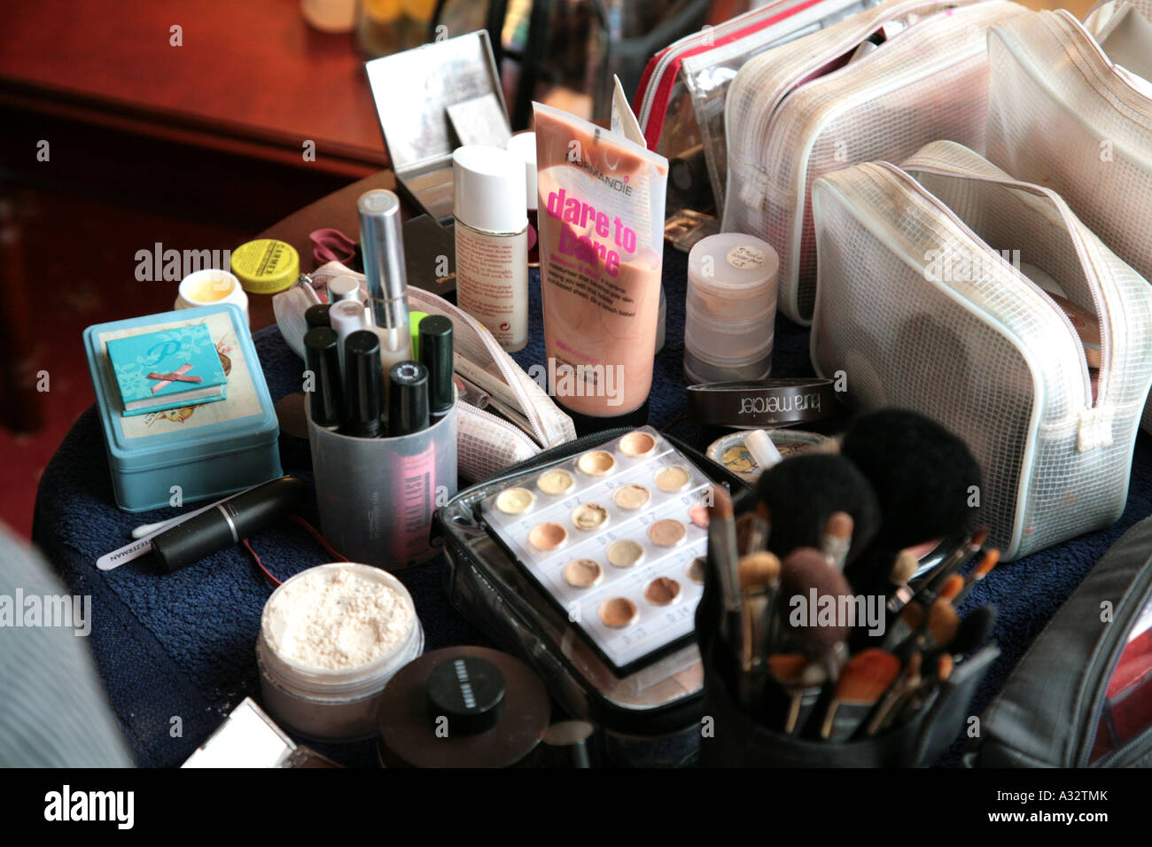 Makeup mess hi-res stock photography and images - Alamy