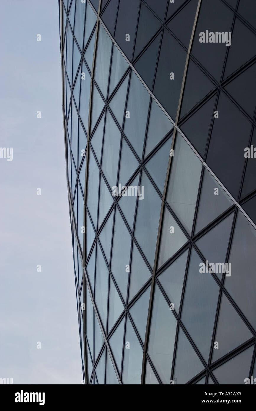 Detail of The Gherkin building Stock Photo - Alamy