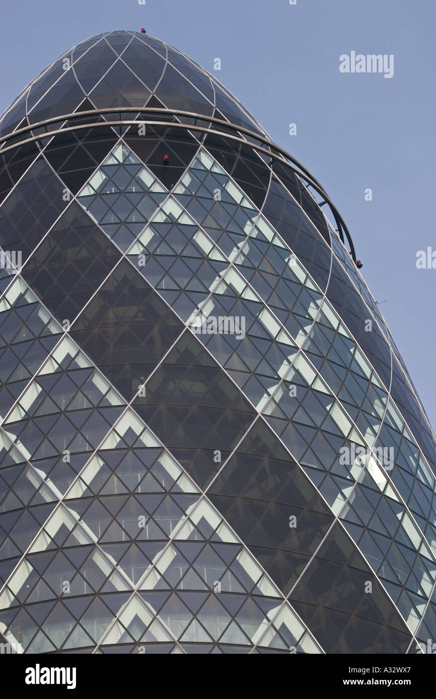 Detail of The Gherkin building Stock Photo - Alamy