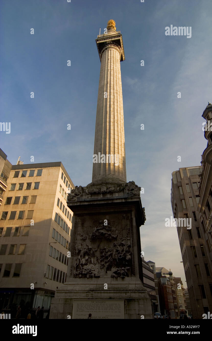 Monument great fire london hi-res stock photography and images - Alamy