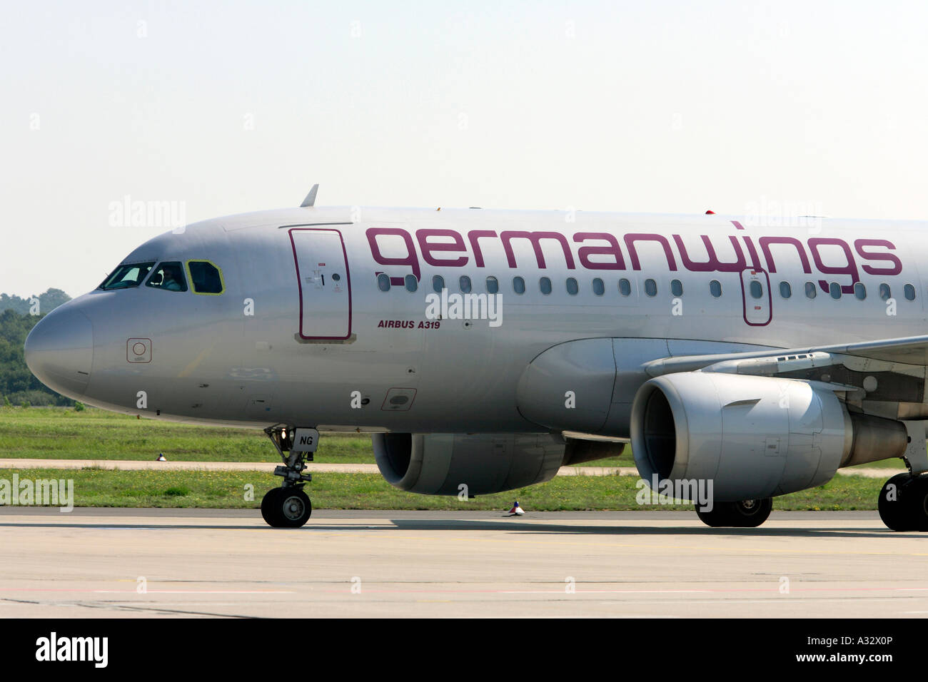 A Germanwings plane at the Cologne Bonn Airport, Germany Stock Photo ...