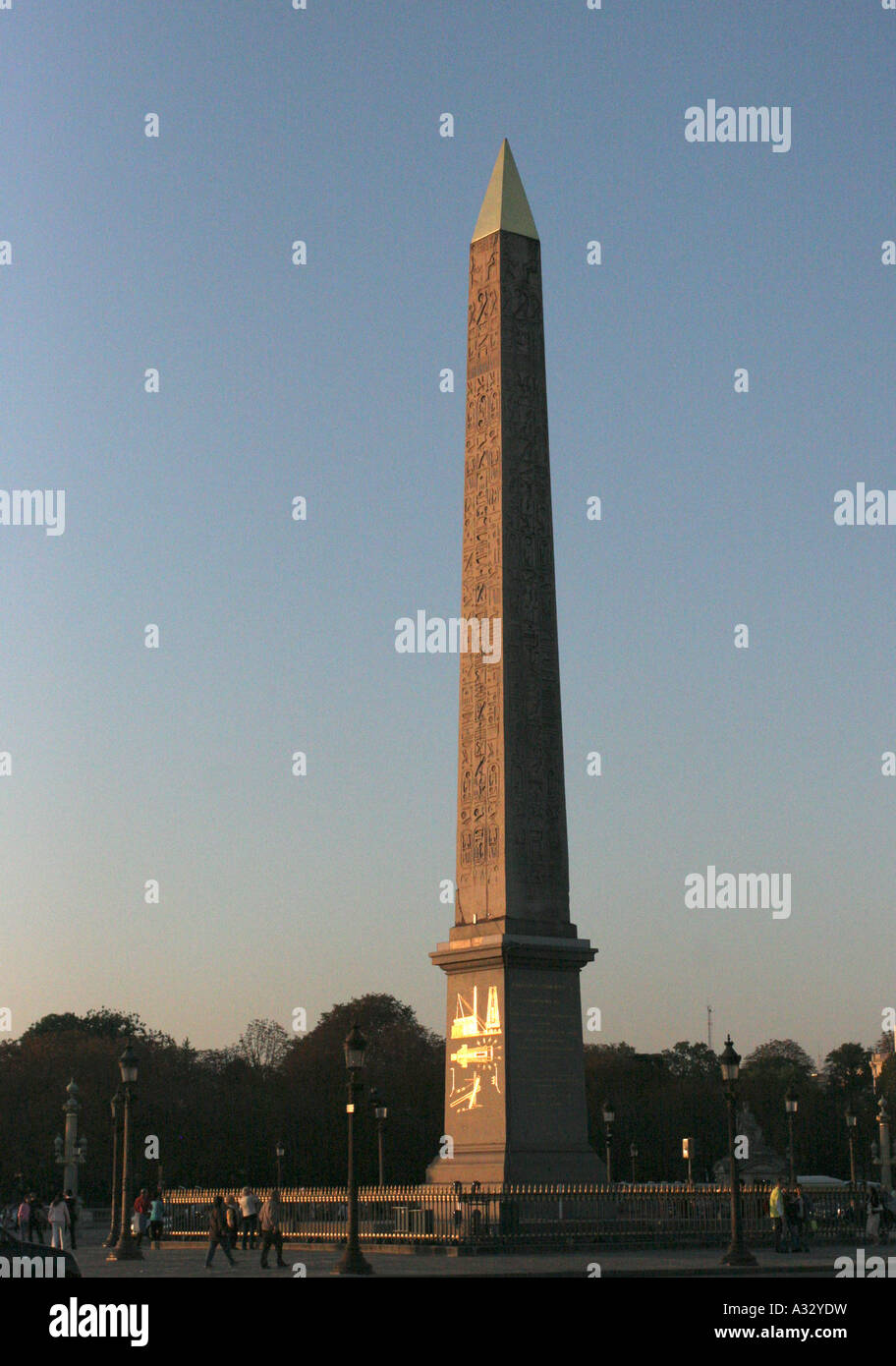 Obelisk, Paris, France Stock Photo - Alamy