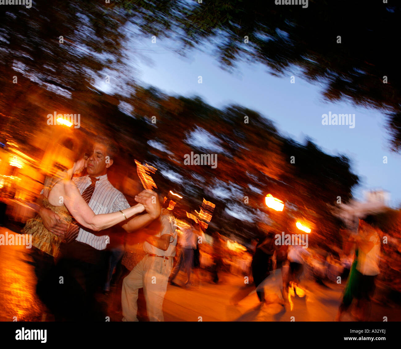 san telmo tango couple Stock Photo - Alamy