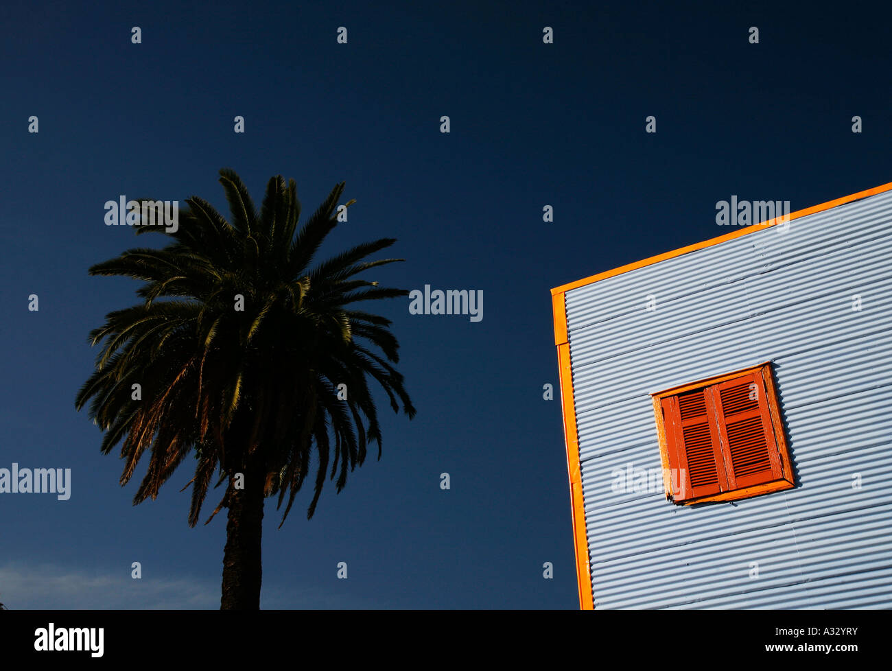 la boca window palm Stock Photo - Alamy