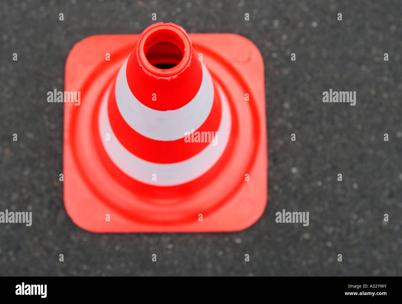 Pylon on a street Stock Photo - Alamy