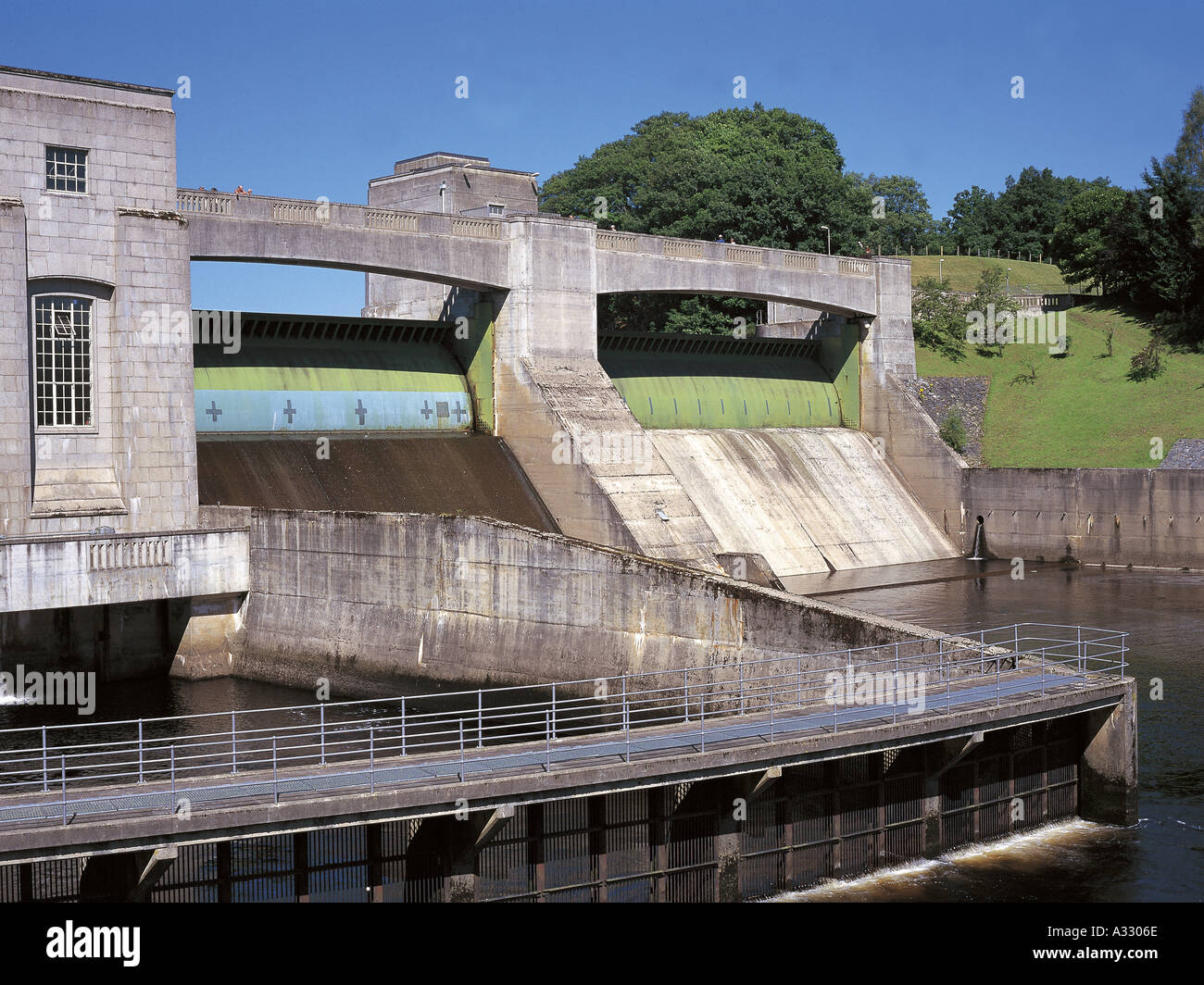 Pitlochry Hydro Elec Stock Photo - Alamy