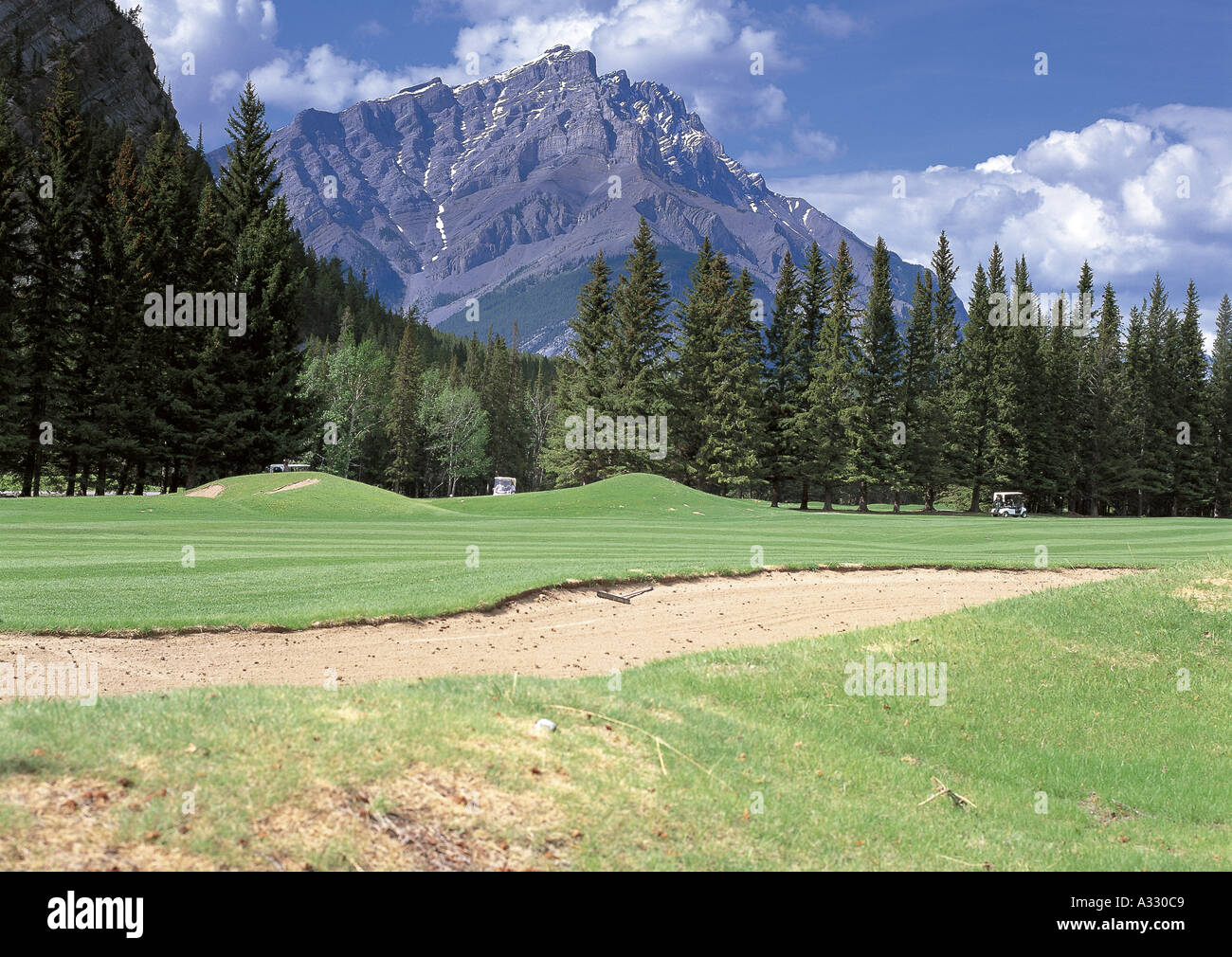 Banff Golf Course Stock Photo - Alamy