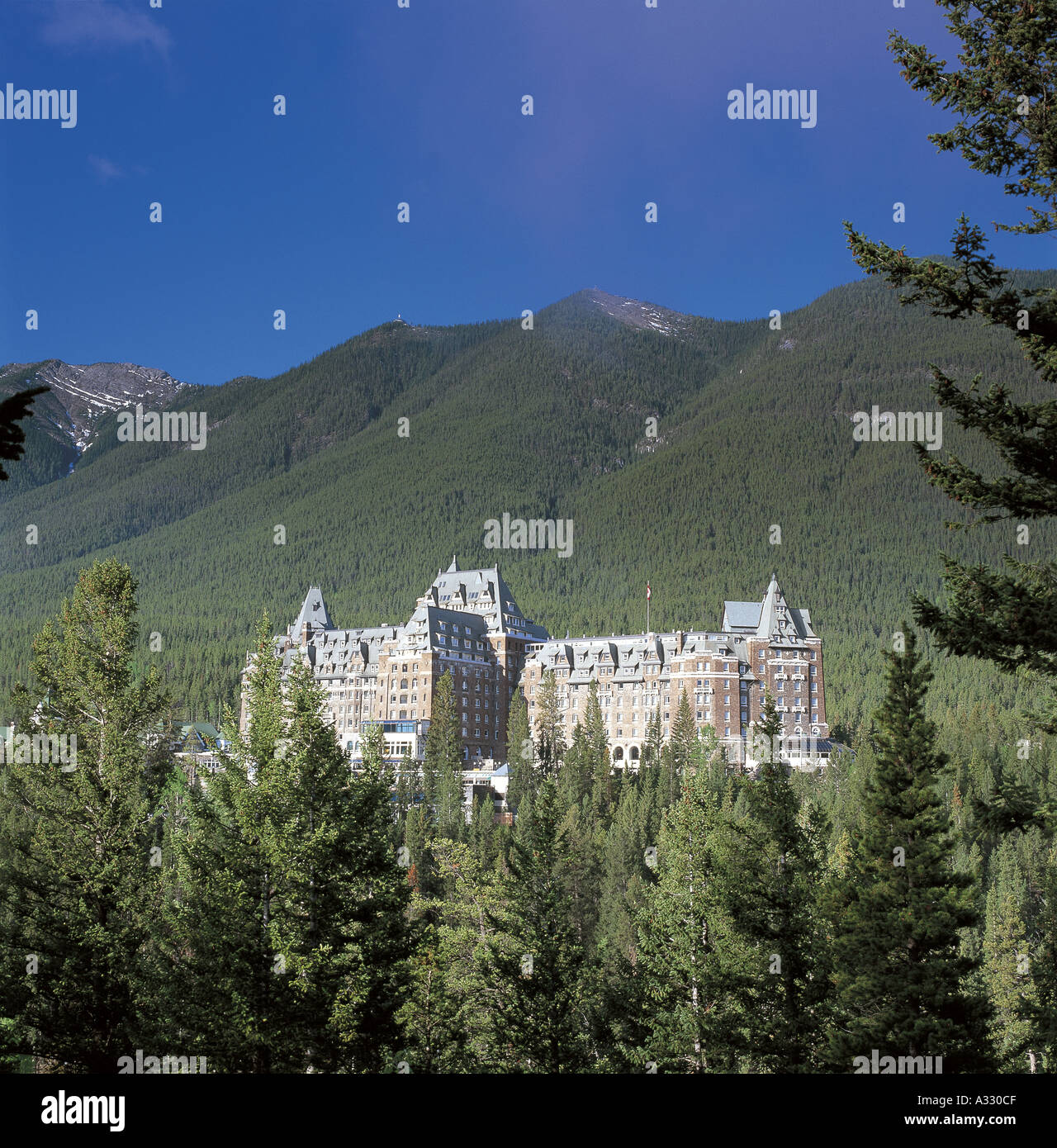 Banff Spring Hotel Stock Photo - Alamy
