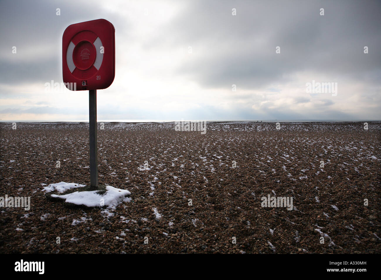 Brighton Beach in winter Stock Photo - Alamy
