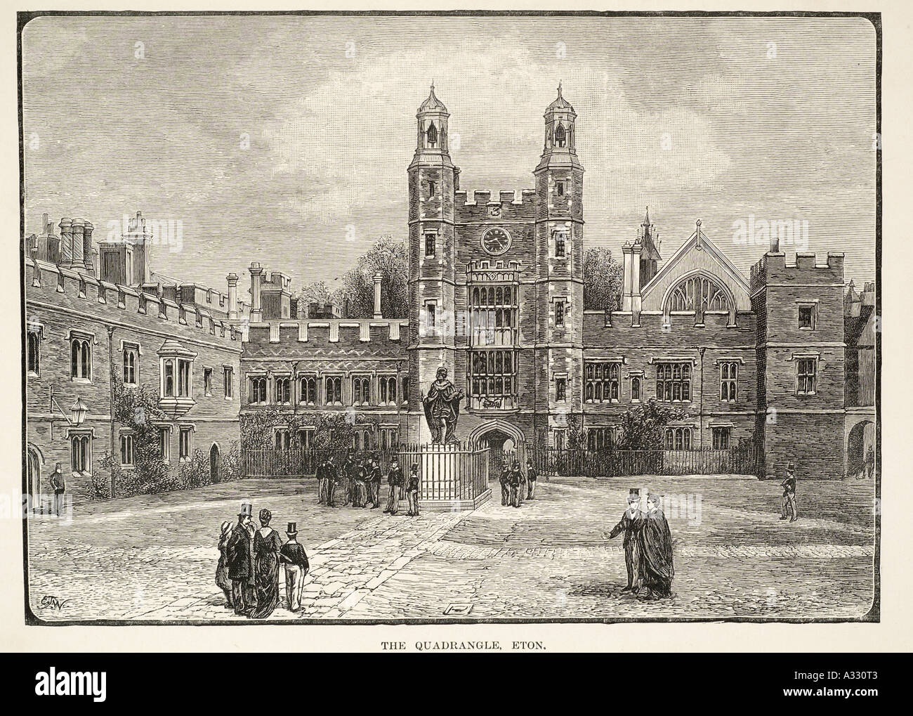 Eton school Eton College near nr Windsor buildings Berkshire Berks UK ...