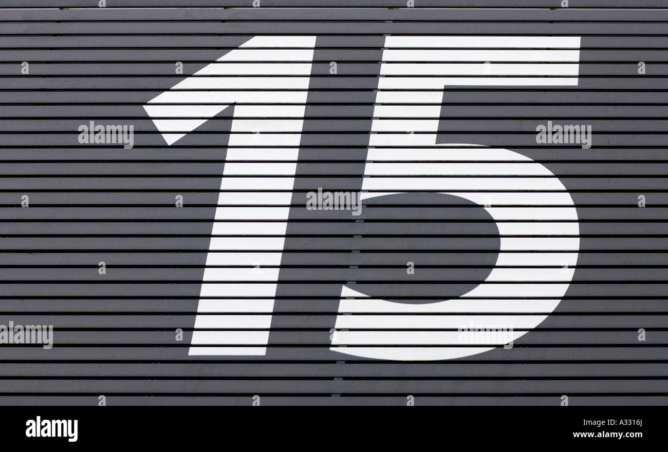 Number 15 symbol hi-res stock photography and images - Alamy