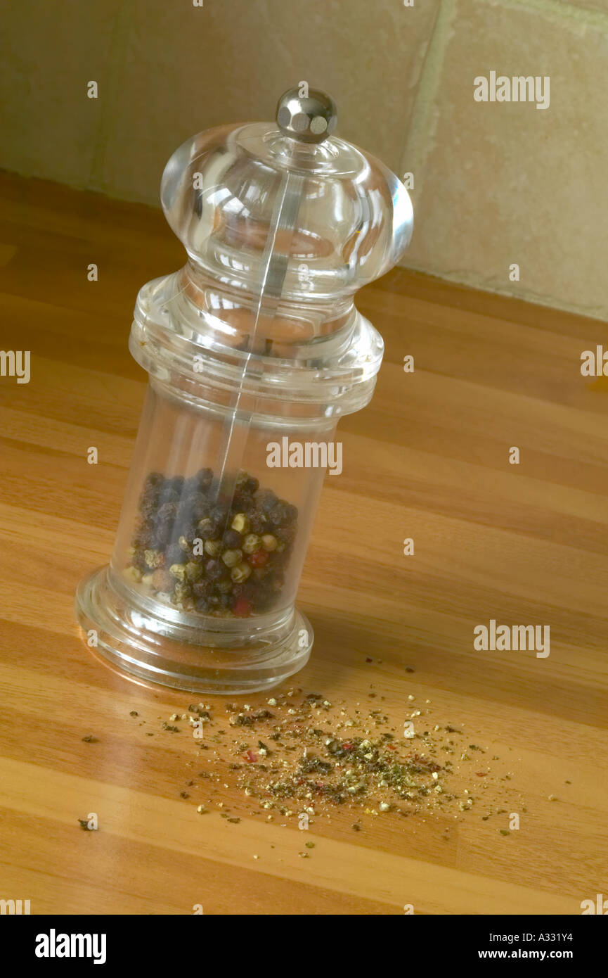 pepper pods in grinder Stock Photo - Alamy