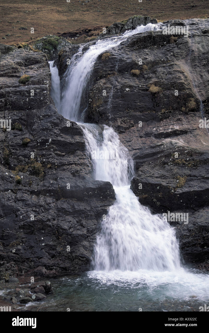 Falls Near Glencoe Stock Photo - Alamy