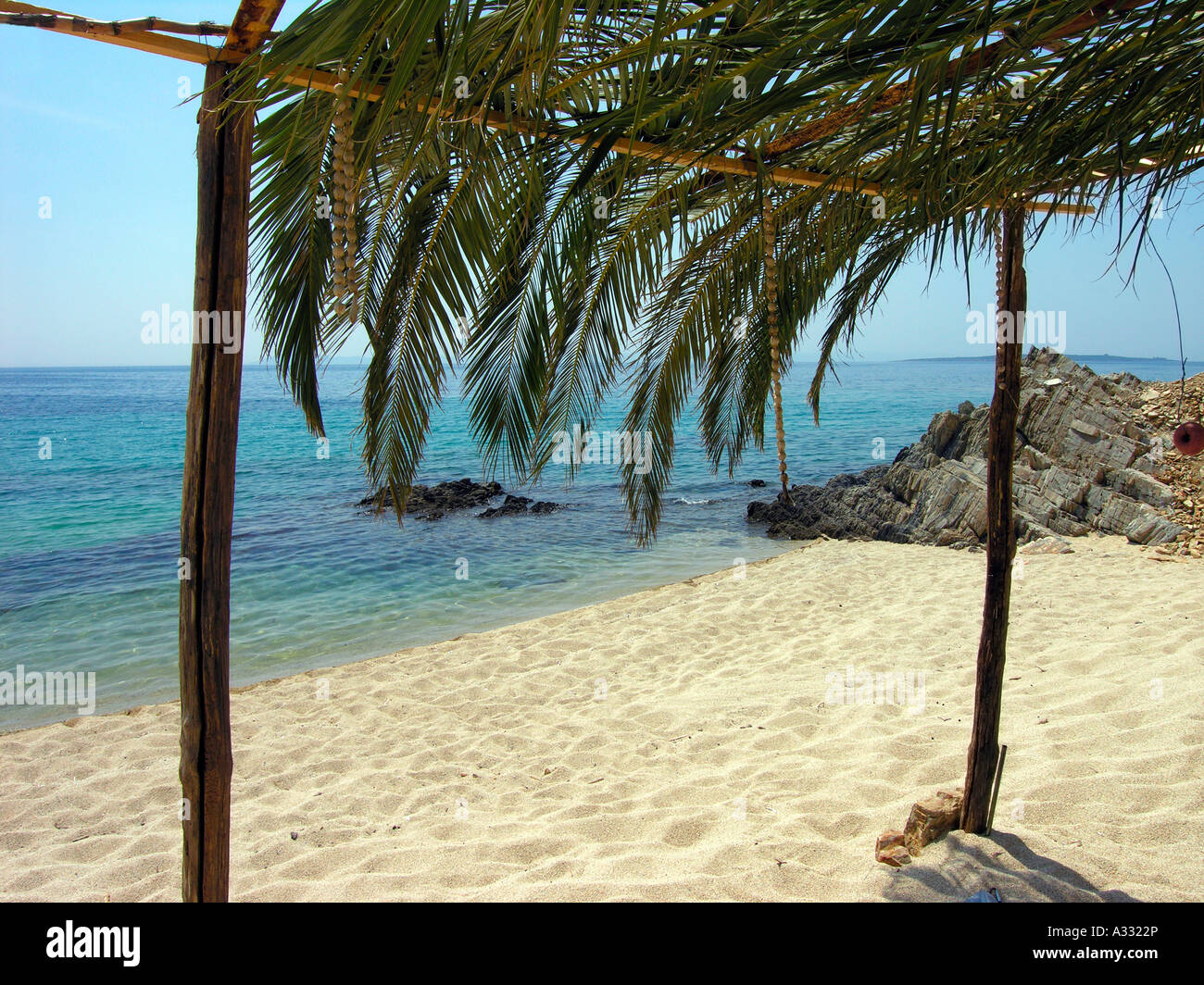 bay with beach on the peninsula Pilion Thessaly Greece Stock Photo - Alamy