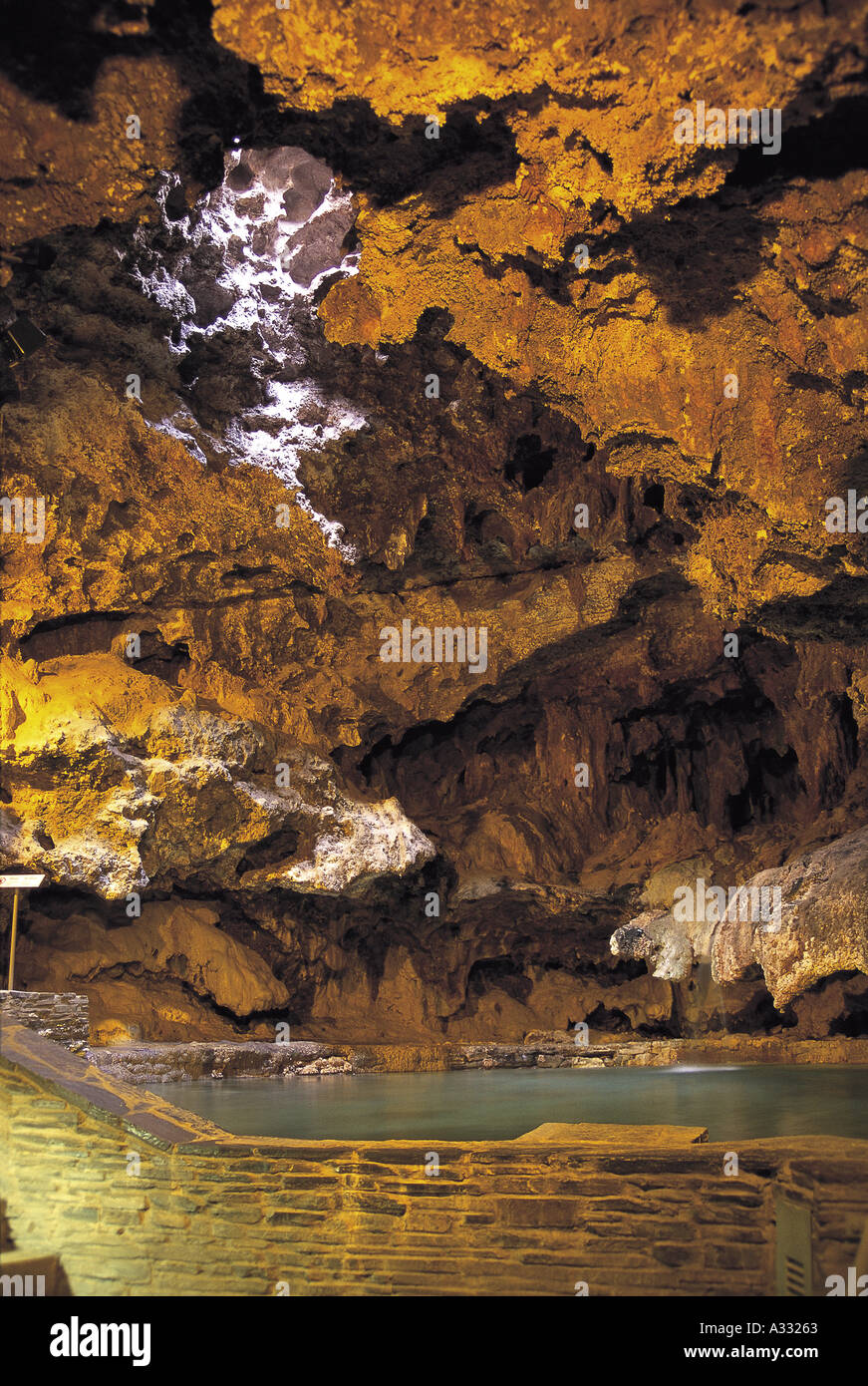 Cave Basin Banff Stock Photo - Alamy